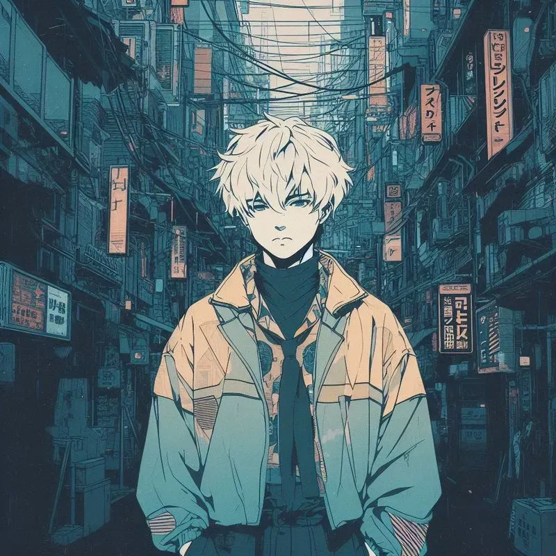 Japanese Futuristic Anime Illustrations DALL·E Prompt | PromptBase