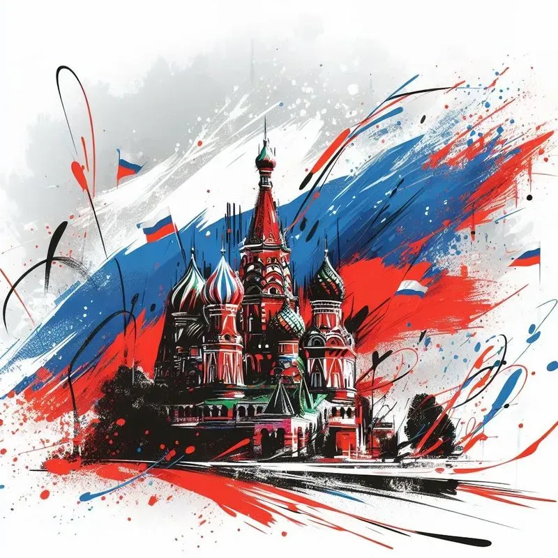 Iconic Landmarks With A Splash Of Color DALL·E Prompt | PromptBase