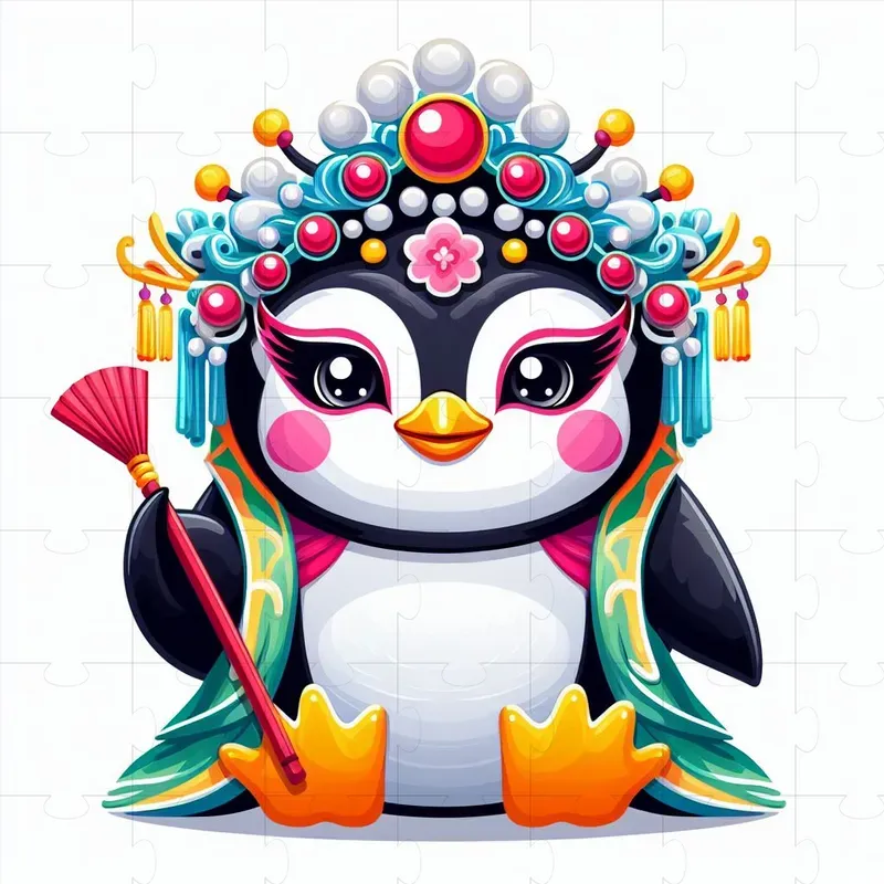 Chinese Opera Animals Cliparts DALL·E Prompt | PromptBase