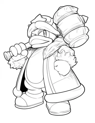 King Dedede Coloring Pages [2025]