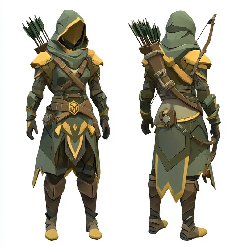 Mmorpg Job Classes Characters Costumes Art Midjourney Prompt | PromptBase