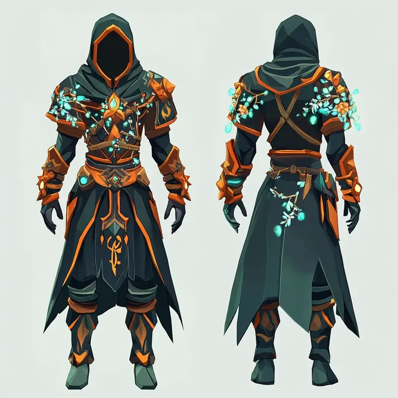 Mmorpg Job Classes Characters Costumes Art Midjourney Prompt | PromptBase