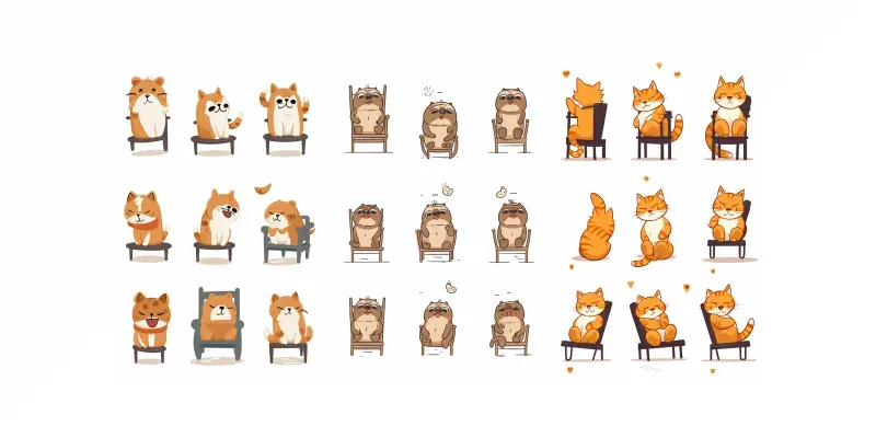 Cute Emojis With Different Expressions Midjourney Prompt | PromptBase