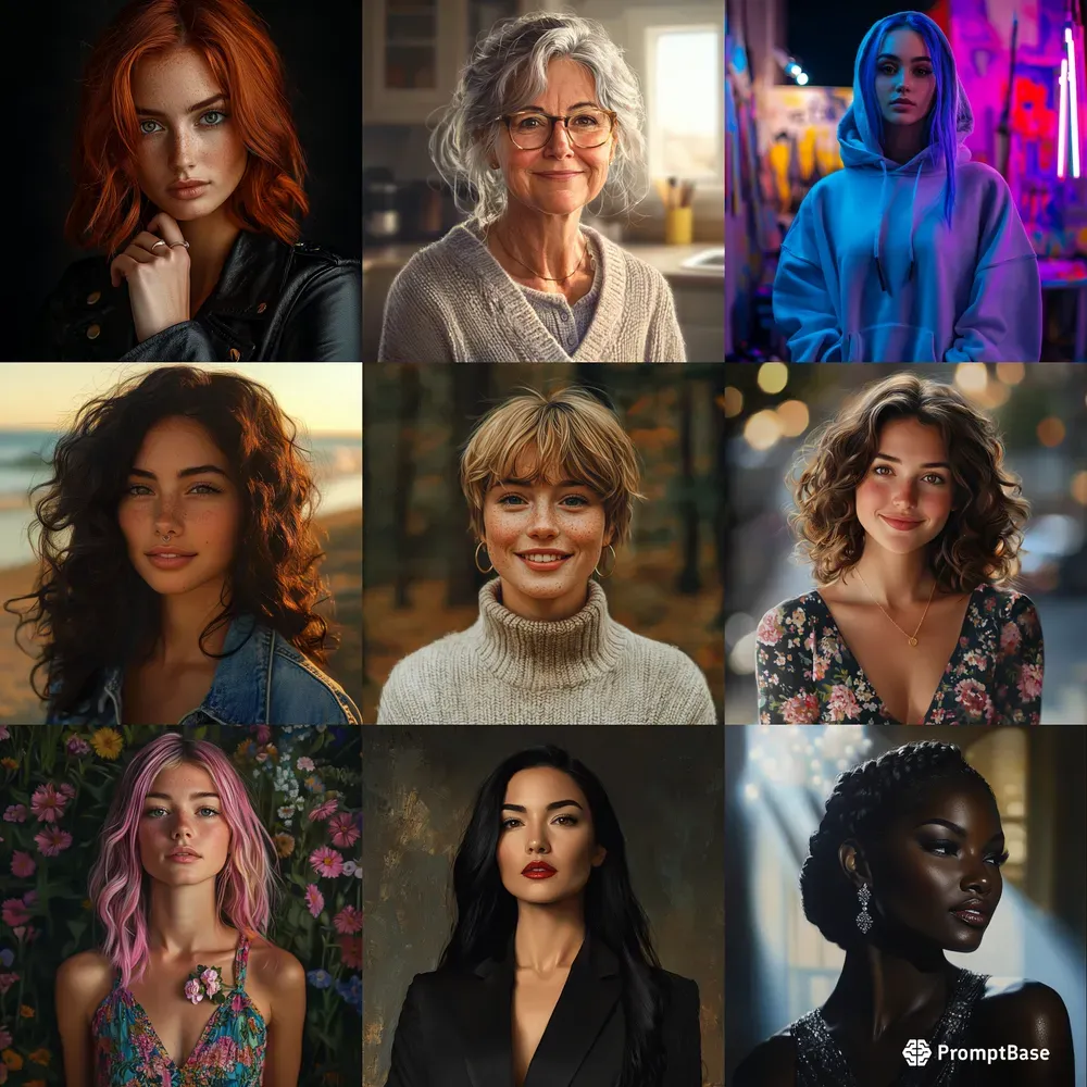 Realistics Of Women For Instagram Profiles Midjourney Prompt | PromptBase