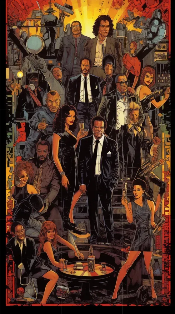 Pulp Fiction Cover Art Midjourney Prompt | PromptBase