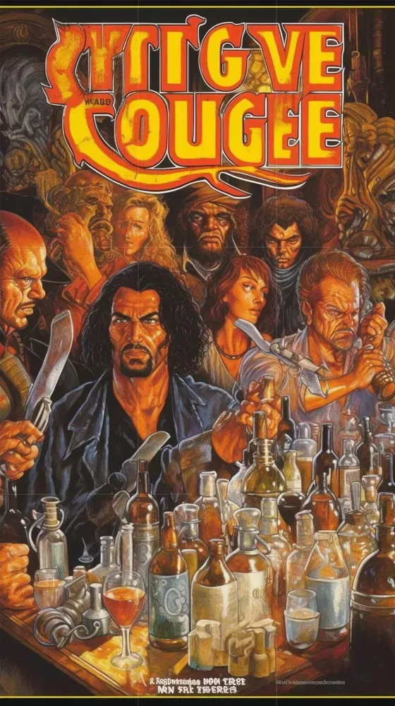 Pulp Fiction Cover Art Midjourney Prompt | PromptBase