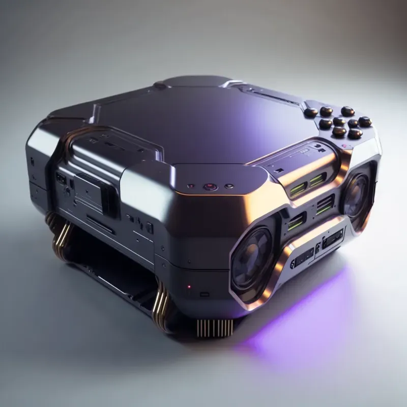 Futuristic Gaming Consoles Midjourney Prompt | PromptBase