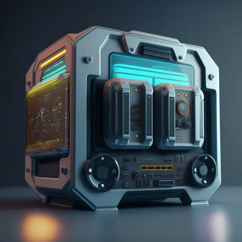 Futuristic Gaming Consoles Midjourney Prompt | PromptBase