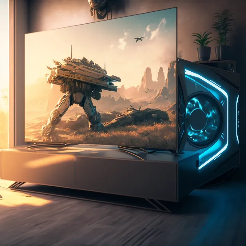 Futuristic Gaming Consoles Midjourney Prompt | PromptBase