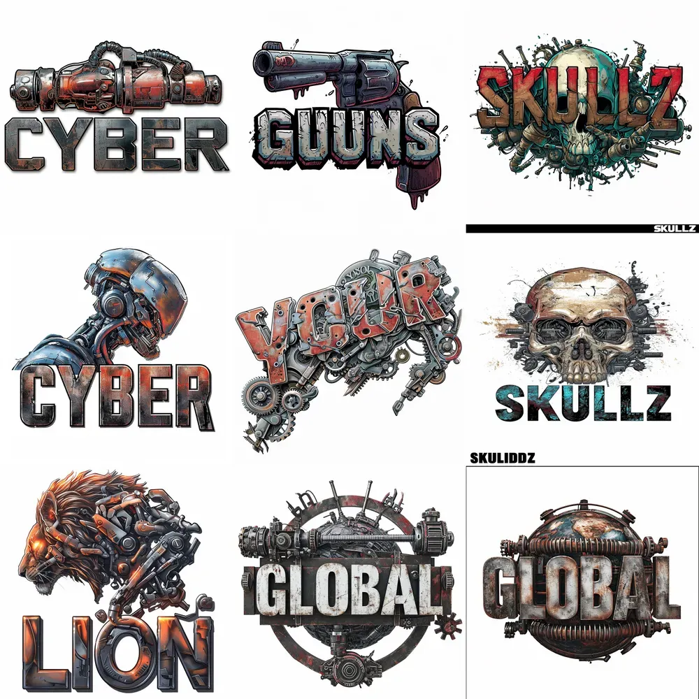 Mechanical Cyber Logo Midjourney Prompt | PromptBase