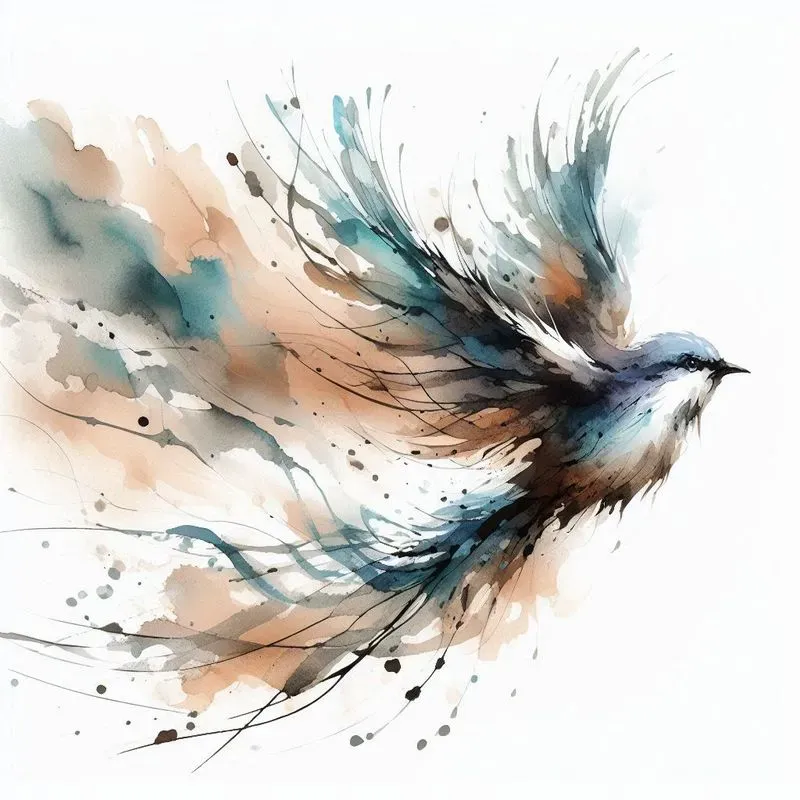 Ink Wash Style Art DALL·E Prompt | PromptBase