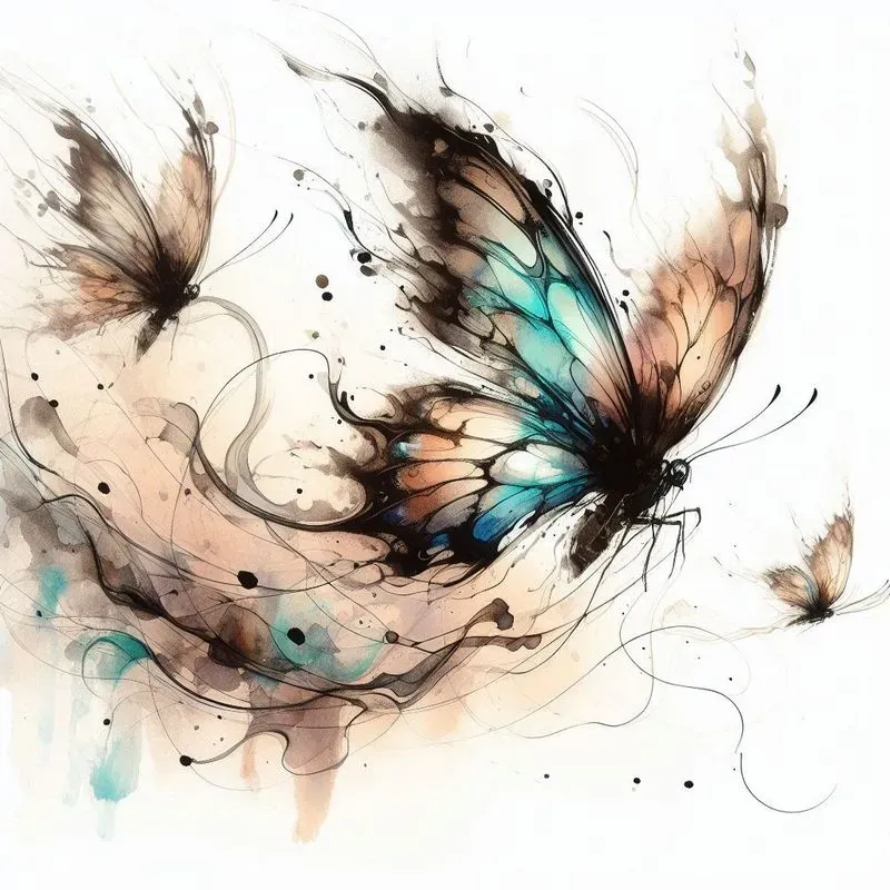 Ink Wash Style Art DALL·E Prompt | PromptBase