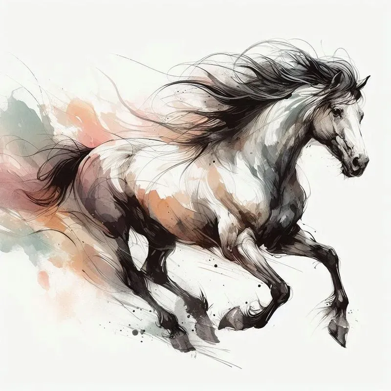 Ink Wash Style Art DALL·E Prompt | PromptBase