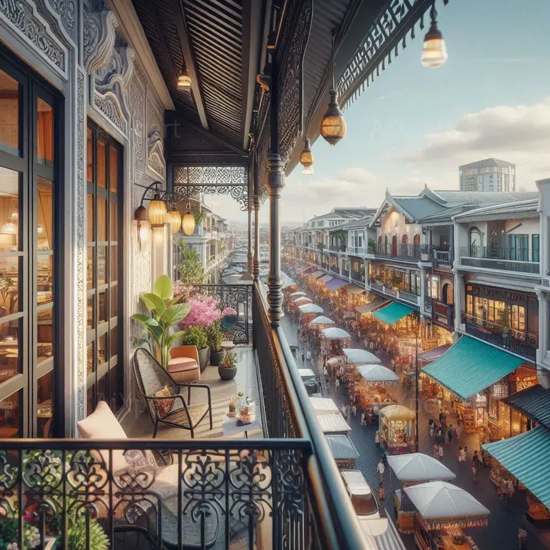 Luxurious View Architectural Portraits DALL·E Prompt | PromptBase