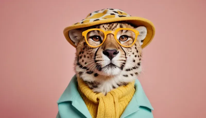 Animals In Colorful Costumes Stable Diffusion Prompt | PromptBase