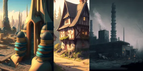 Landscape Game Concept Art Stable Diffusion Prompt | PromptBase