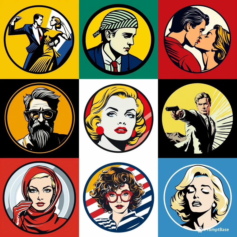 Pop Art Prints For Tshirts Midjourney Prompt | PromptBase