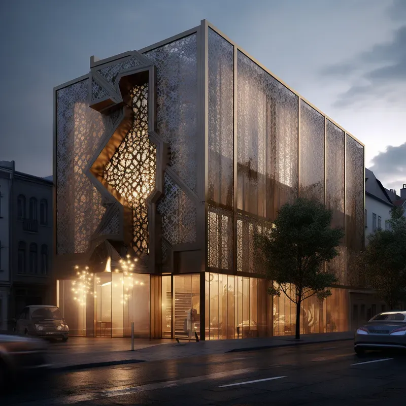 Middle East Architecture Buildings Midjourney Prompt | PromptBase