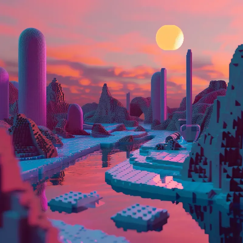 Cyberpunk Retroscapes Midjourney Prompt | PromptBase