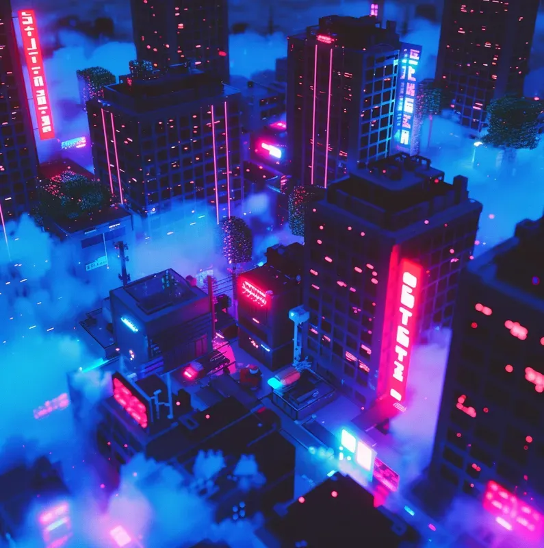 Cyberpunk Retroscapes Midjourney Prompt | PromptBase