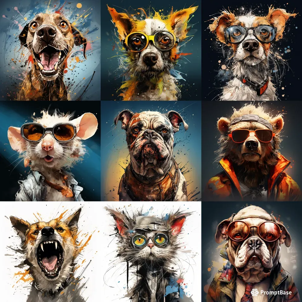 Steadman Style Character Shoots Midjourney Prompt | PromptBase