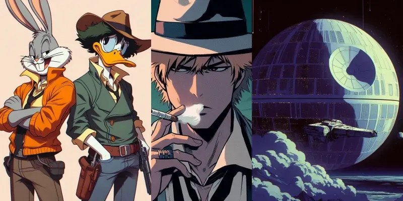 Cowboy Bebop Style Portraits DALL·E Prompt | PromptBase