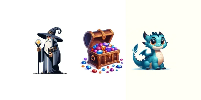 Premium Vector Retro Game Assets DALL·E Prompt | PromptBase
