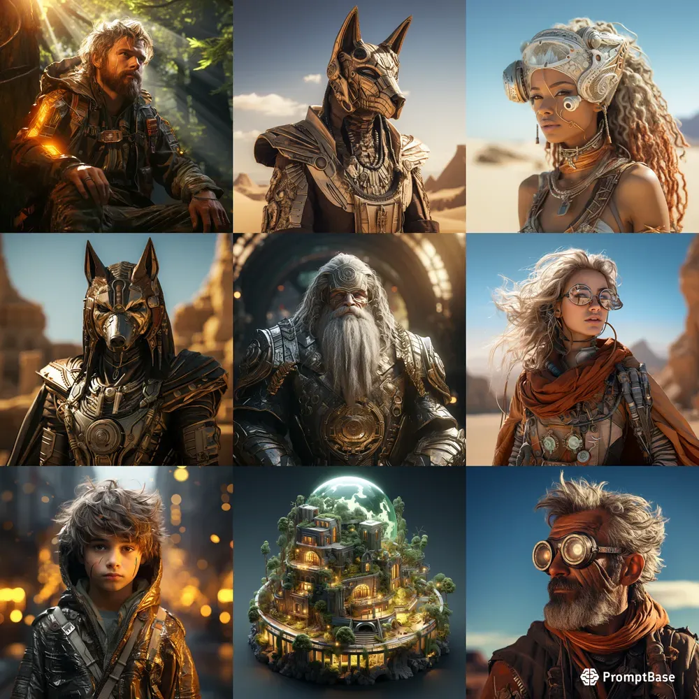 Solarpunk Style Midjourney Prompt | PromptBase