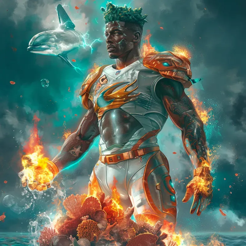 Nfl Players As Celestial Gods Midjourney Prompt | PromptBase