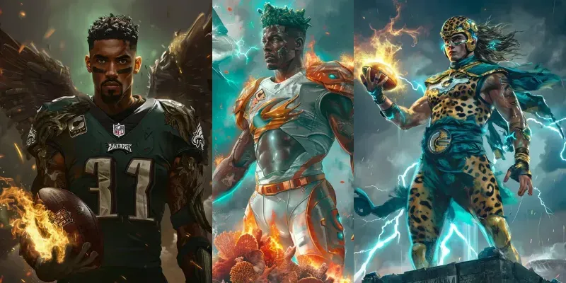 Nfl Players As Celestial Gods Midjourney Prompt | PromptBase