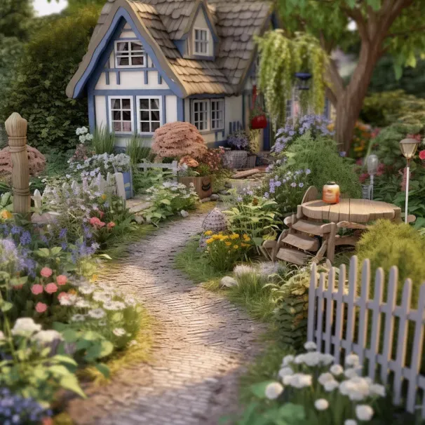 Cottagecore Mini Scenes Midjourney Prompt | PromptBase