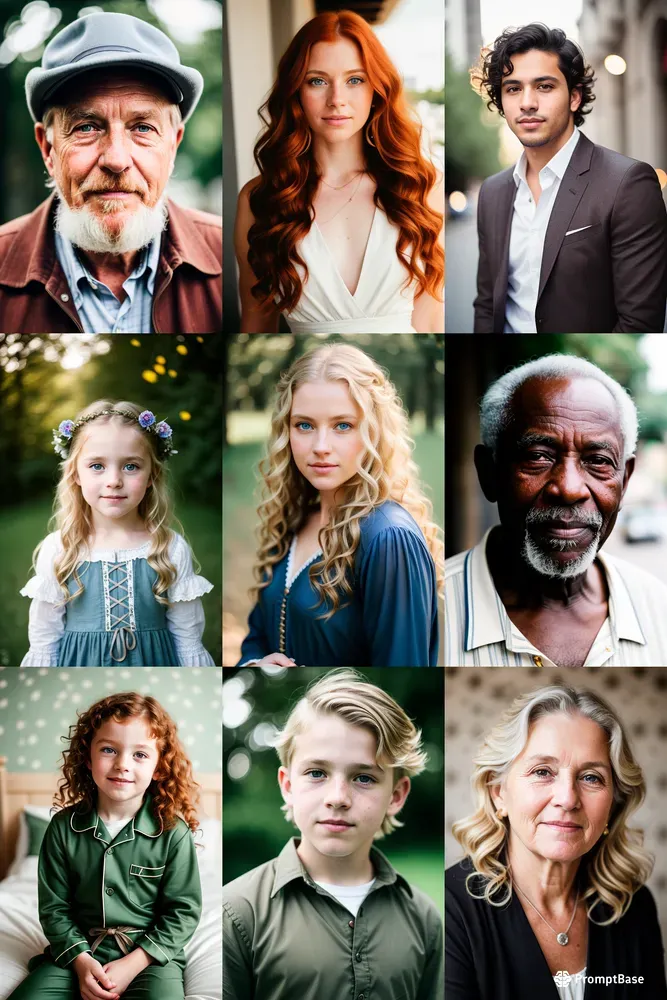 Realistic Cinematic Portrait Photographs Stable Diffusion Prompt ...