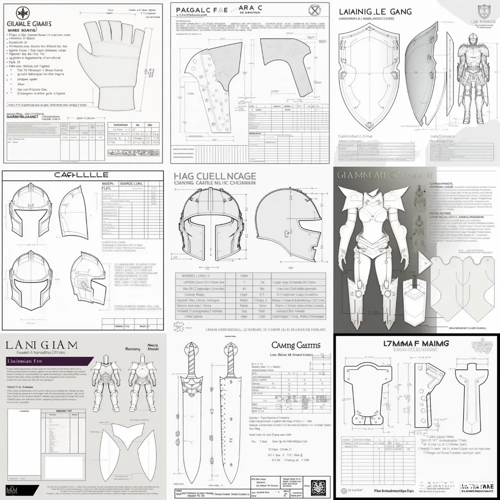 Cosplay Template Designs Midjourney Prompt | PromptBase