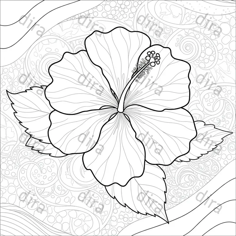 Various Flower Therapeutic Coloring Pages FLUX Prompt | PromptBase