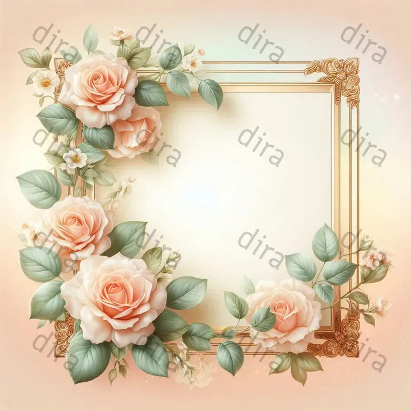 Elegant Floral Frame Designs DALL·E Prompt | PromptBase