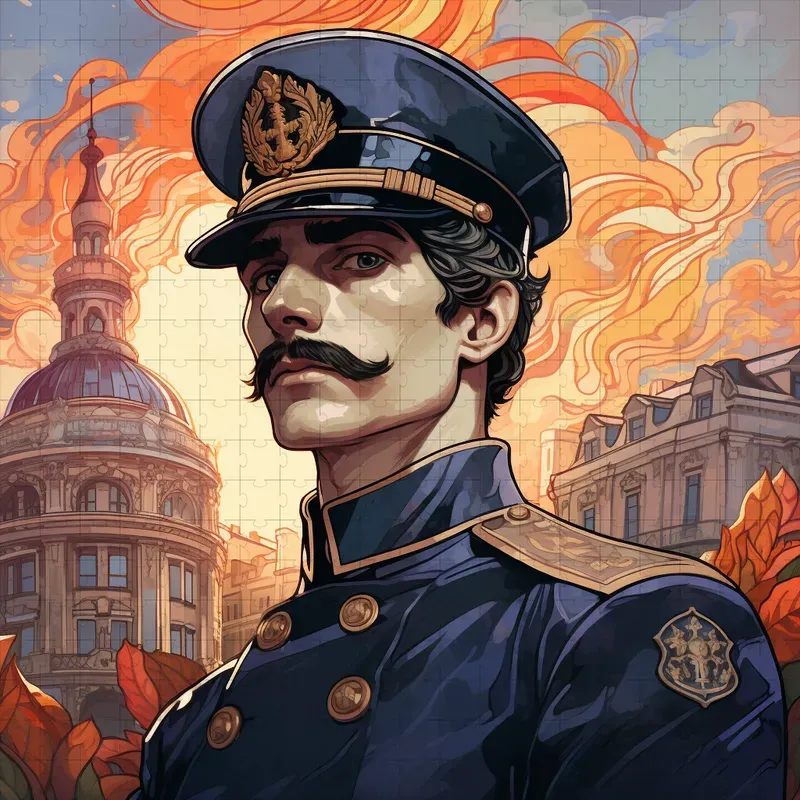 Soviet Anime Portrait Illustration Midjourney Prompt | PromptBase