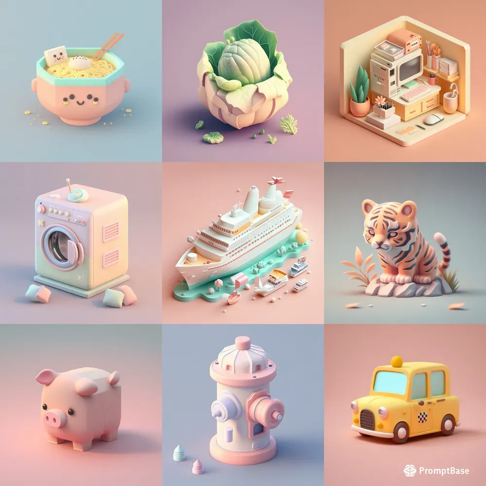 Cute Clay Emojis Midjourney Prompt | PromptBase