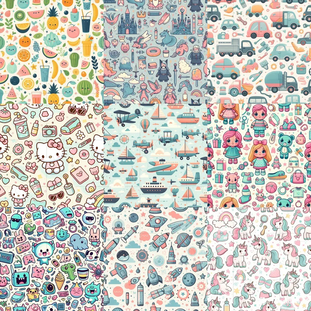 Seamless Patterns For Kids DALL·E Prompt | PromptBase