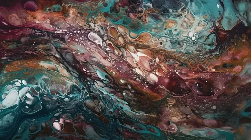 Vivid Acrylic Pours Midjourney Prompt | PromptBase