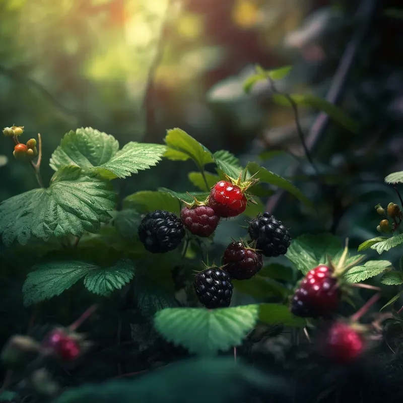 Simple Macro Photos Of Forest Plants Midjourney Prompt | PromptBase