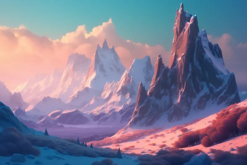 Pixar Style Stunning Landscapes Midjourney Prompt | PromptBase