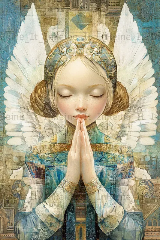 Spectacular Paintings Of Angelic Beings Midjourney Prompt | PromptBase