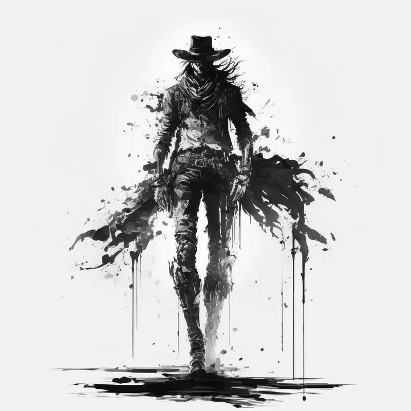 Ink Characters Midjourney Prompt | PromptBase