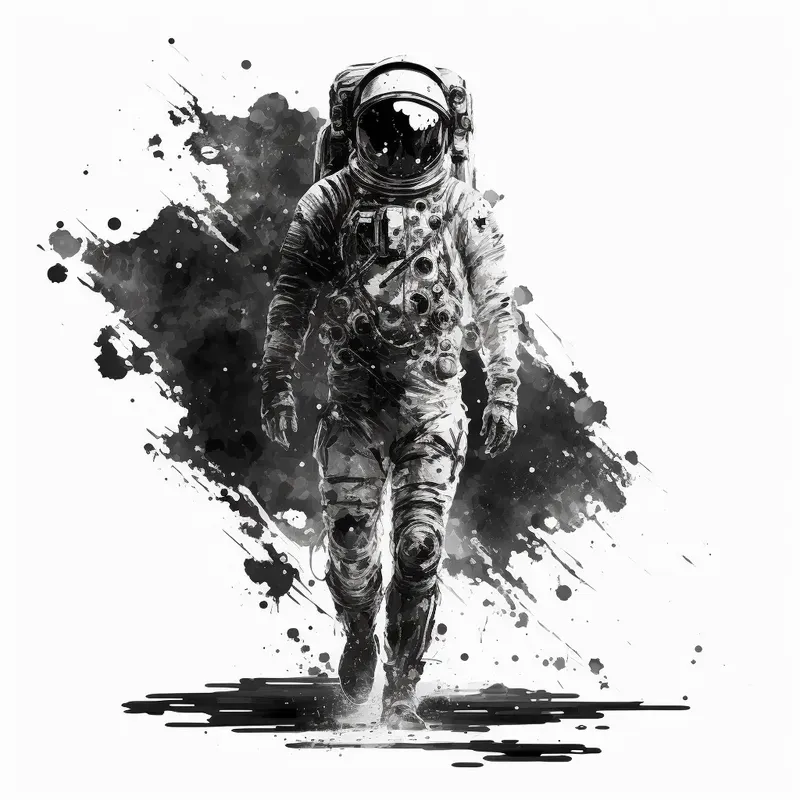 Ink Characters Midjourney Prompt | PromptBase