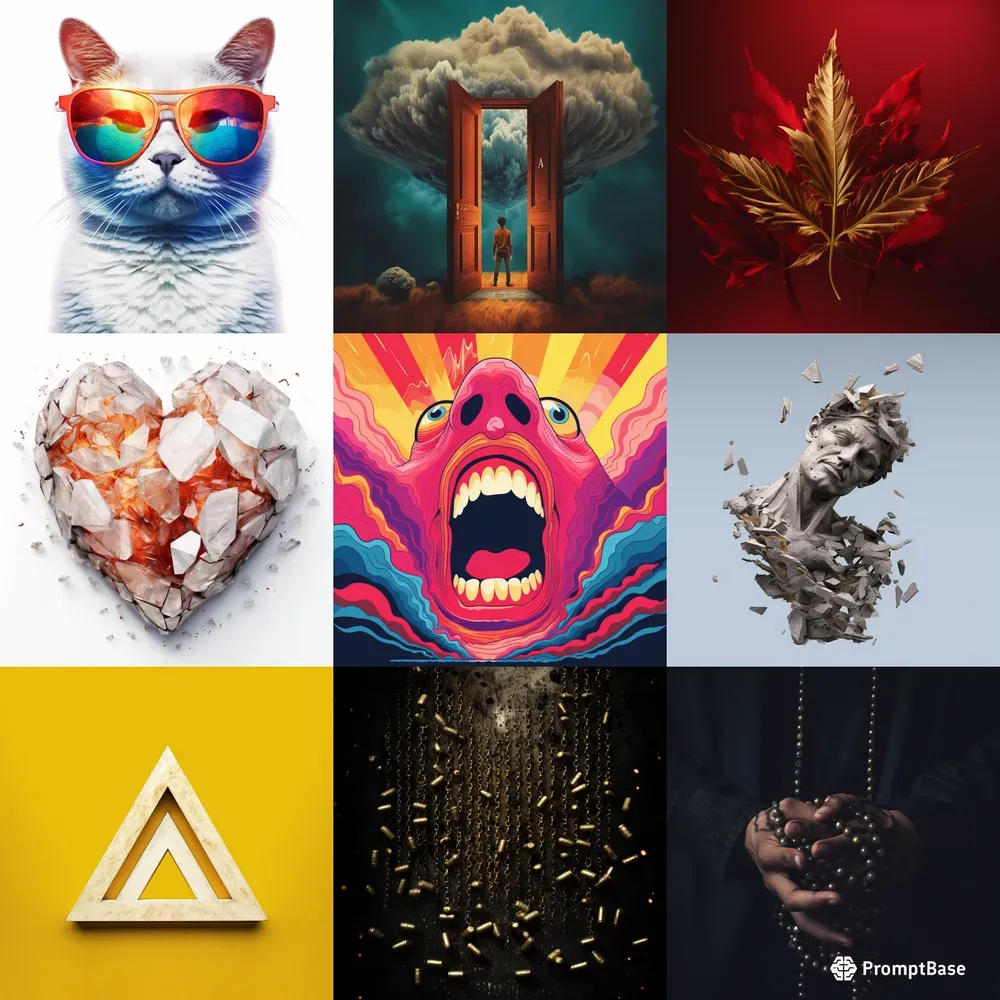 Music Album Spotify Cover Photos Midjourney Prompt | PromptBase