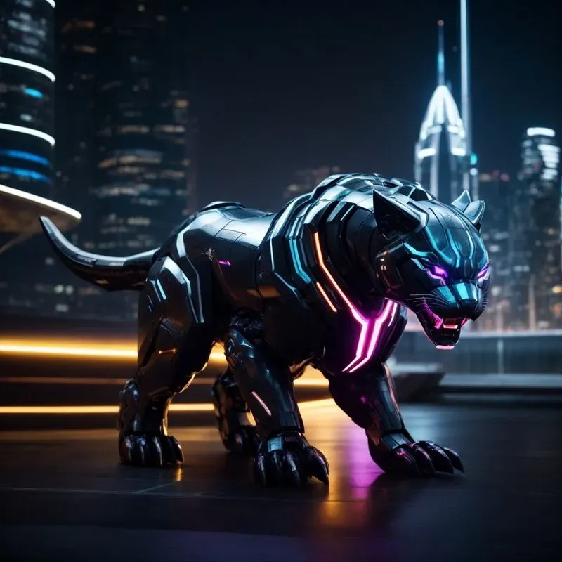 Futuristic Animal Logos Leonardo Ai Prompt | PromptBase