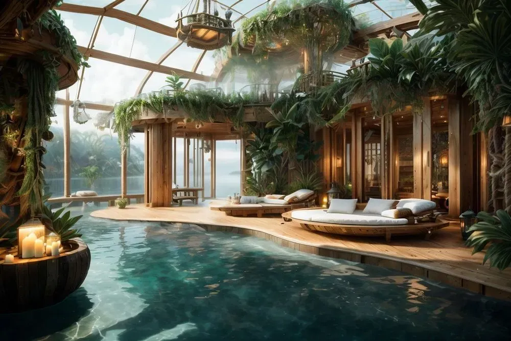 Floating Island Retreats Leonardo Ai Prompt | PromptBase