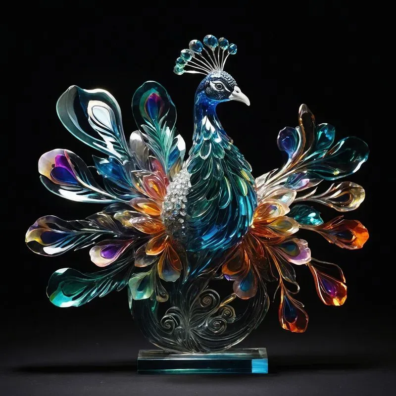 Magical Glass Sculptures Leonardo Ai Prompt | PromptBase