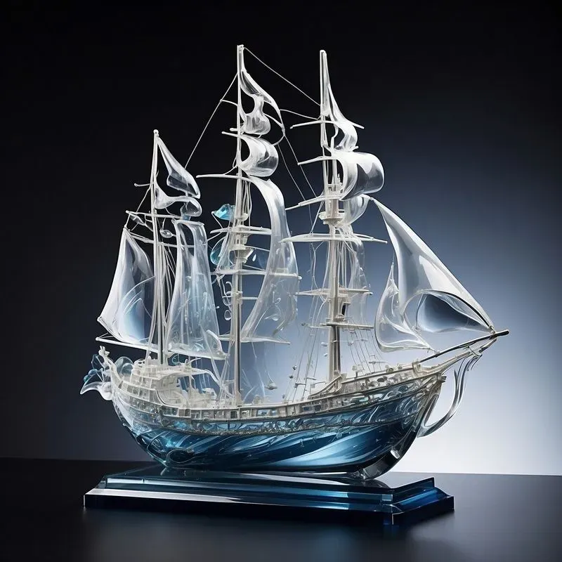 Magical Glass Sculptures Leonardo Ai Prompt | PromptBase