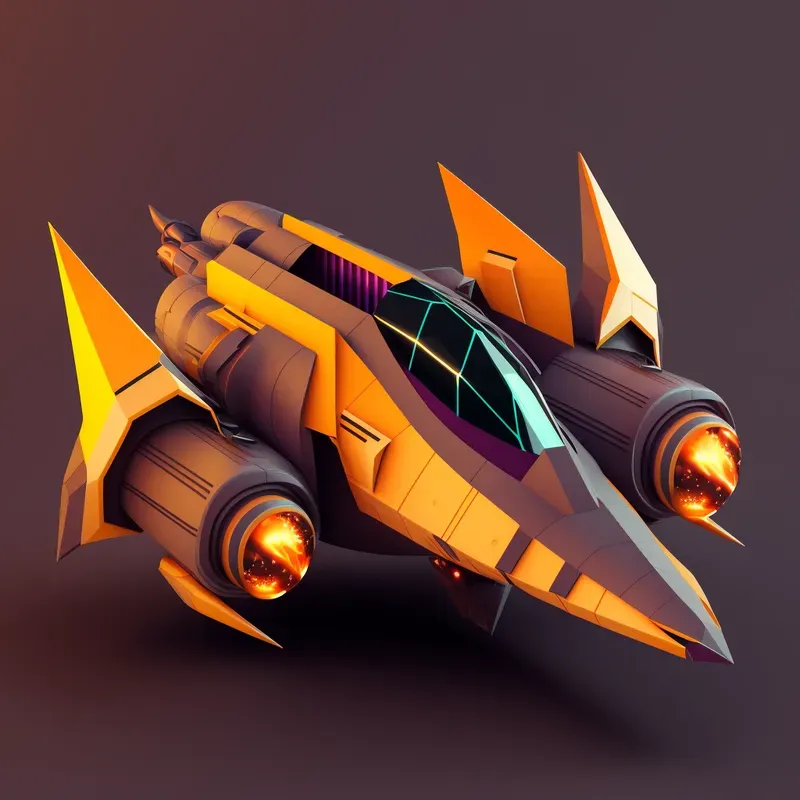 Geometric Low-poly Renders Midjourney Prompt | PromptBase